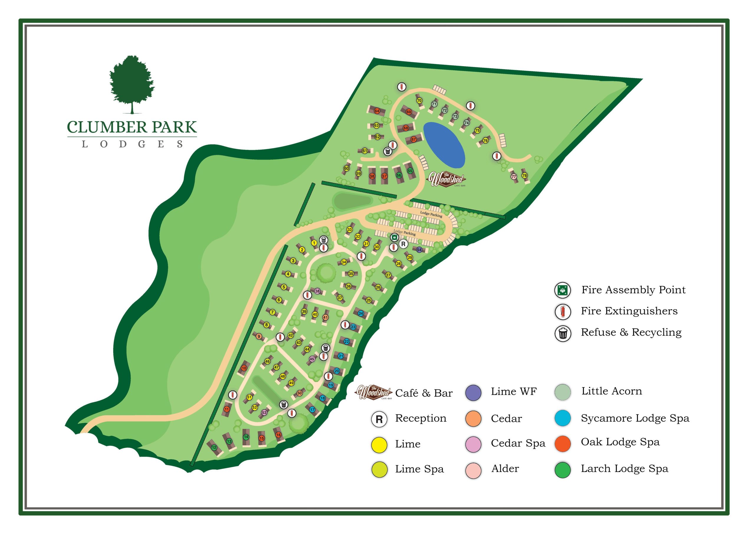 Resort Map | Clumber Park Lodges